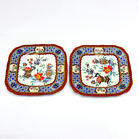 MINTON 'POONAH' CHINOISERIE PLATES. Ceramics & Porcelain - European ...