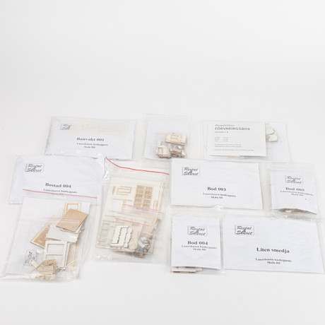 CARVED & SKURET 10 laser cut house building kits original packaging ...