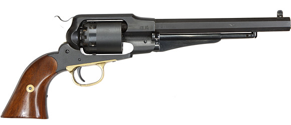 ITALIAN SINGLE ACTION REVOLVER, made by Davide Pedersoli, model 1858 ...