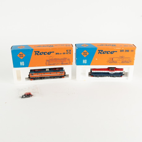 ROCO 43520 SJ:s Rc5 1323, original packaging LIMA SJ:s T 43 220 in ROCO ...