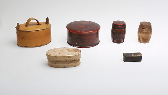 COMMON OBJECTS, 6 parts, wood, 18/1900s. Folk art - Other - Auctionet