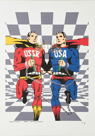 TORKEL DAHLSTEDT (FÖDD 1942). "Superman parafras 2", efter Roman ...