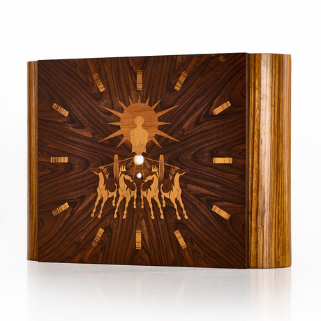 A wall clock, Mjölby Intarsia 1930s, art deco. Clocks & Watches - Wall ...