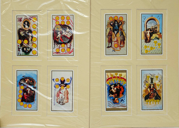 SALVADOR DALÍ. ÅTTA TAROTKORT AV SALVADOR DALÍ. Konst - Övrigt - Auctionet
