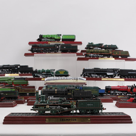 MODELLTÅG, 23 st. Atlas Edition, 1900-tal. Leksaker - Leksaker - Auctionet