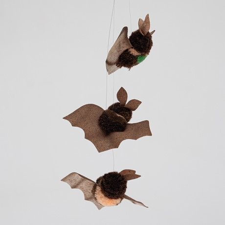 Steiff, Fledermaus-Mobile / Wollminiatur, 1970er Jahre, Deutschland ...