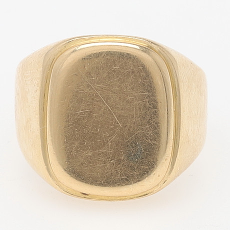 SIGNET RING, 18k gold. Jewellery & Gemstones - Rings - Auctionet