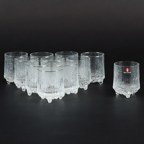 TIMO SARPANEVA. Snapsglas 11 stycken, Iittala Ultima Thule. Glas ...