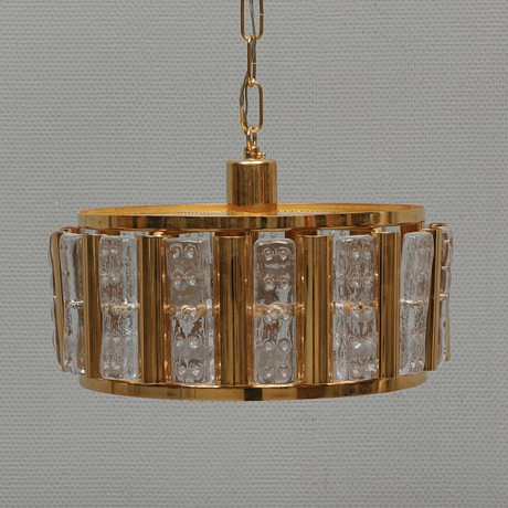 CARL FAGERLUND. taklampa, glas & mässing, Orrefors. Belysning & Lampor ...