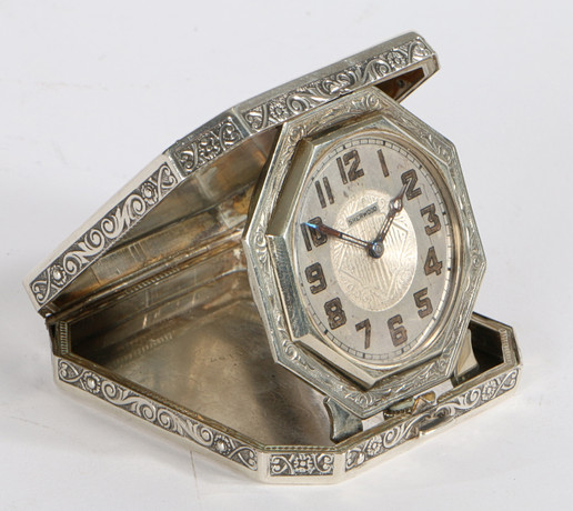 RESEKLOCKOR, SILVER, WC CC, ILLINOIS, USA, CA 1900, 4,5 CM DIAMETER ...