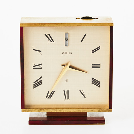 ANGELUS, a 1960s/70s table clock. Clocks & Watches - Mantel clocks ...