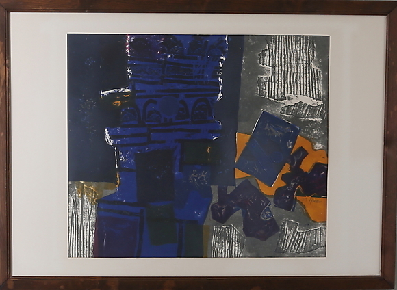 VIDE JANSON. Tile stove, graphic sheet, signed. Art - Engravings ...