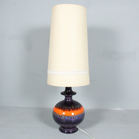 RENEE NEUE. Floor lamp/table lamp from the Hutschenreuther manufactory ...