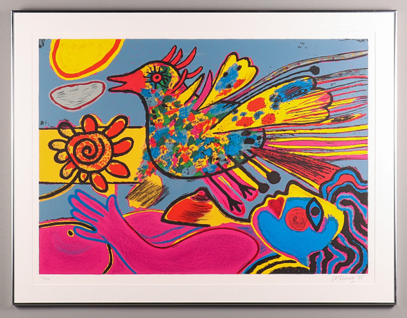 BEVERLOO CORNEILLE. Litografi 53/250,signerad och daterad 1995. Konst - Grafik - Auctionet