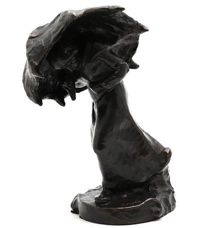 ISMAEL SMITH. "Bajo la lluvia". Art - Sculptures & Bronzes - Auctionet