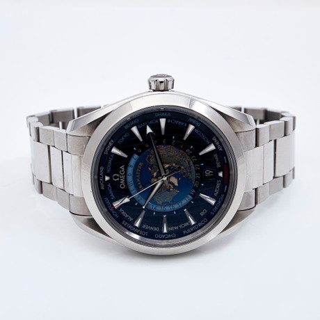 WRISTWATCH, Omega Seamaster Worldtimer Aqua Terra, GMT, datum ...