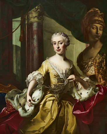 ALEXANDER ROSLIN (Sweden, 1718-1793), Portrait of Princess Maria Felice ...