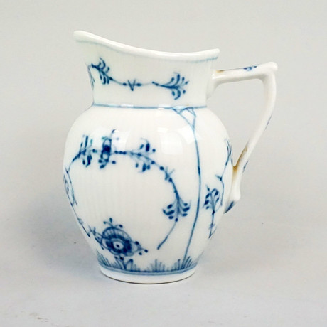 GRÄDDKANNA, porslin, "Musselmalet", Royal Copenhagen, Danmark. Keramik ...
