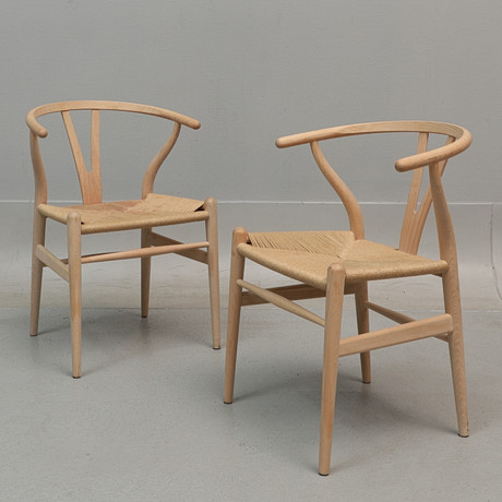 HANS J WEGNER. stolar, 2st, bok, "CH24 / Y-stolen", Carl Hansen & Søn ...
