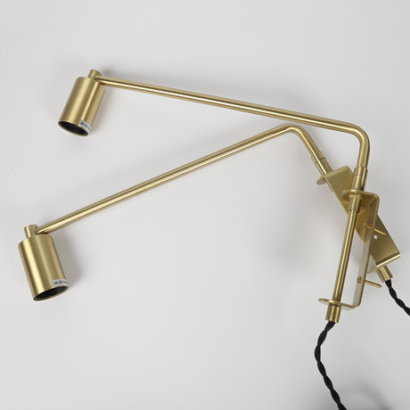 VÄGGLAMPOR, 1 par, mässing, K-Fab, Scandinavia. Belysning & Lampor ...