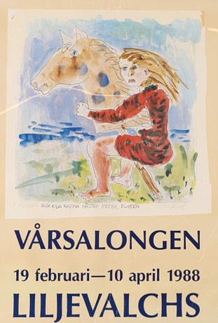 HANS WIGERT. "Rida rida ranka", signerad. Konst - Grafik - Auctionet