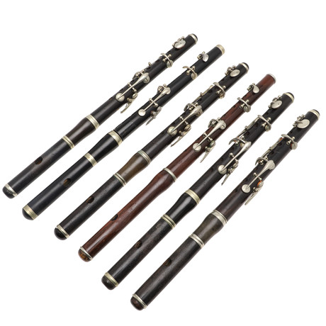 VINTAGE WOODEN PICCOLO'S INCLUDING HAWKES & POTTER - BAND INSTRUMENTS ...