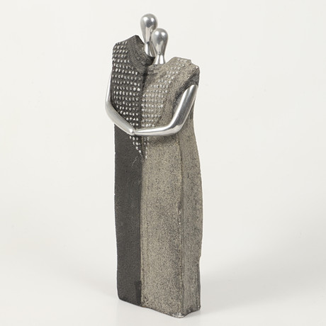 FIGURIN, betong/vitmetall, Cleo Sinclair, 2000-tal. Keramik & Porslin ...