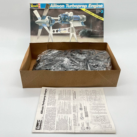 NOS VINTAGE MODEL ALLISON TURBOPROP ENGINE - REVELL 8880 - 1:10. Toys ...