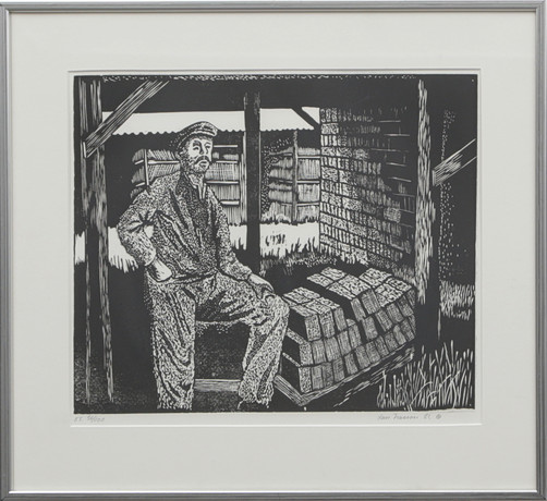 LARS HANSON. LITO, eget tryck, signerat. Konst - Grafik - Auctionet