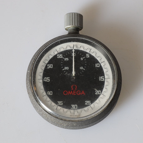 A stopwatch, Omega, mechanical, second half of the 20th century. Clocks ...