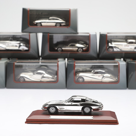 MODELLBILAR, 13 st, "Silver-Cars Collection", Editions Atlas Collection ...
