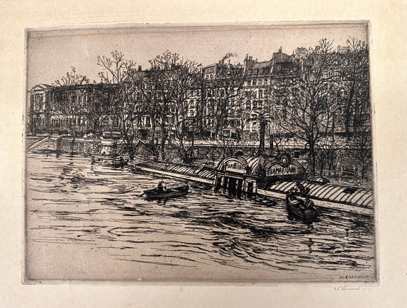 EMMA CHADWICK LÖWSTEDT. Etsning. Konst - Grafik - Auctionet