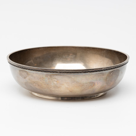 ERIK FLEMING. Skål, sterlingsilver, Borgila, Stockholm, 1949. Silver ...