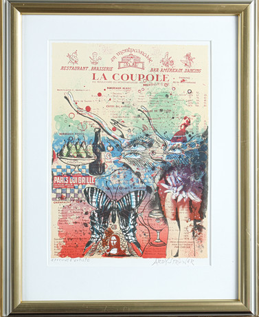 ARDY STRÜWER (1939-2023). "La Coupole", färglitografi. Konst - Grafik ...