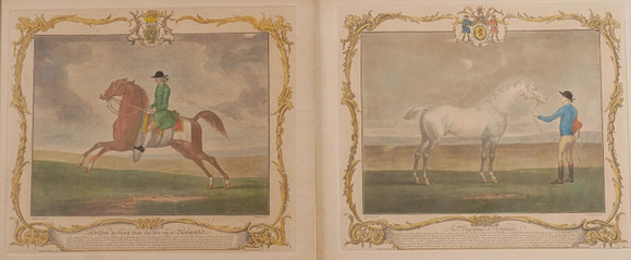 RICHARD HOUSTON. Etsningar, 2 st, efter, troligen omkring 1900. Konst ...