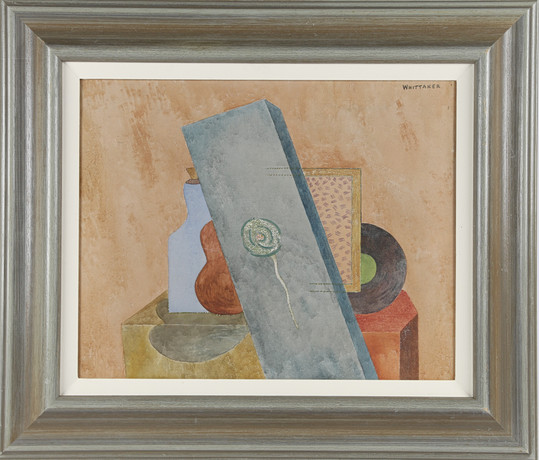 EDWARD WHITTAKER (1900-TAL) STILLEBEN. Konst - Måleri - Auctionet