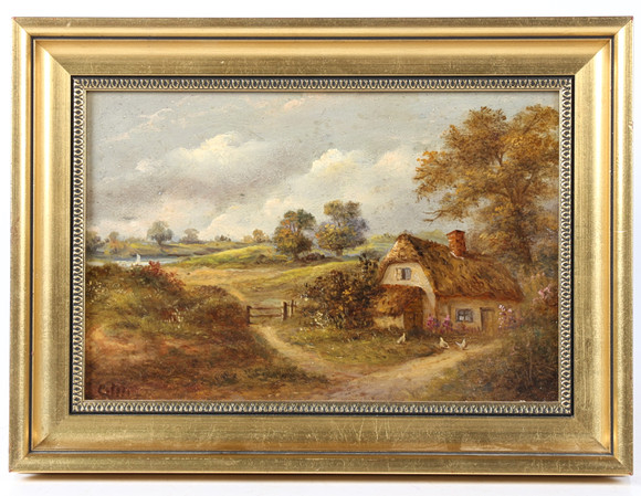 CHRISTOPHER MARK MASKELL (BRITTISK, 1846-1933) LANDSLANDSKAP. Konst ...