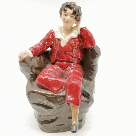 REG JOHNSON FIGURE OF THE RED BOY AFTER THOMAS LAWRENCE. Ceramics ...