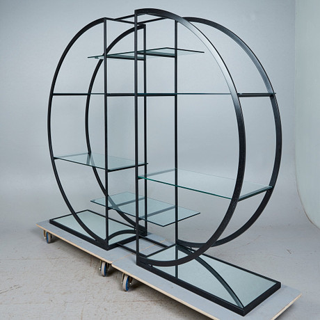 MILO RAY BAUGHMAN. HANS ART. Hylla/rumsavdelare, metall, glas. Möbler ...