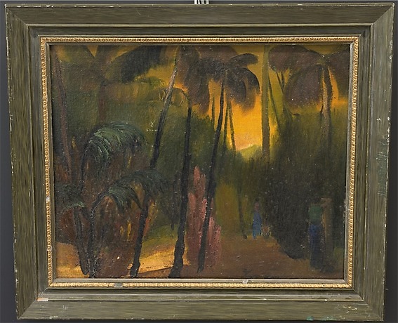 LEO FRITZE (1903 KÖNIGSBERG - VOR 1955). "Ceylon". Oil on canvas ...