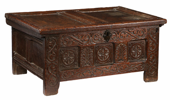 A RARE & GOOD ELIZABETH I OAK TABLE-BOX, CIRCA 1580. Furniture - Other ...