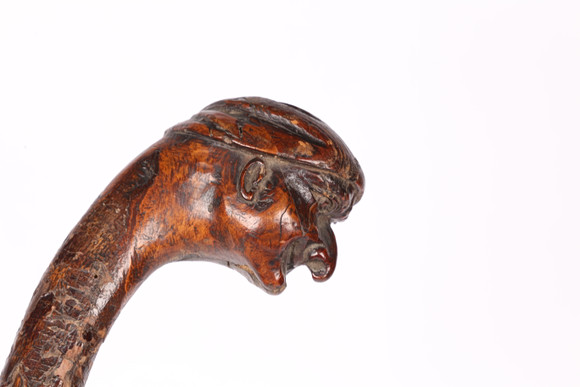 A 19TH CENTURY WALKING STICK, ENGLISH. Swedish Folk Art - Other - Auctionet