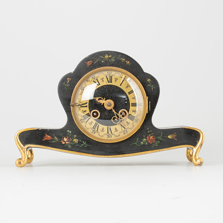 GUSTAV BECKER. Small rococo style clock, 1. Quarter 20th century ...