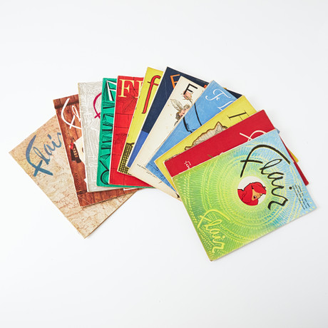 FLAIR (society magazine), New York 1950-1951, 12 issues, complete set ...