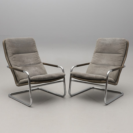 KENNETH BERGENBLAD. Fåtöljer, ett par, "Cicero", Dux. Möbler - Fåtöljer ...