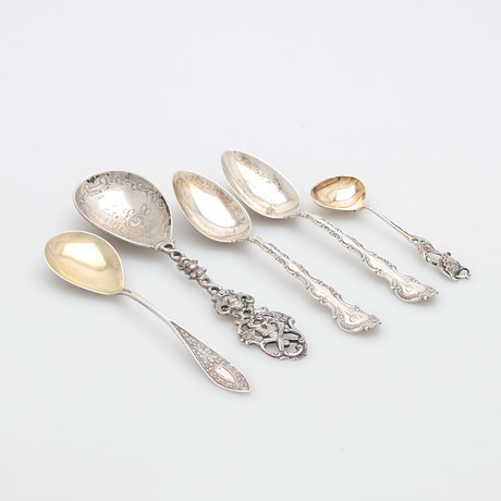 SKEDAR, 5 st, silver, totalvikt 112 gram. Silver & Metall - Silver ...