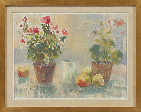 RAGNAR FALK. Still life, oil on canvas, signed. Art - Paintings - Auctionet