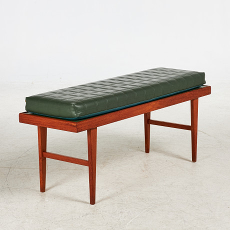 A mid 20th century bench, teak veneer with plymo. Furniture - Armchairs ...