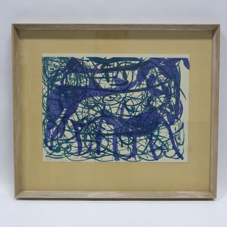 JÖRGEN NASH. LITOGRAFI. Konst - Grafik - Auctionet