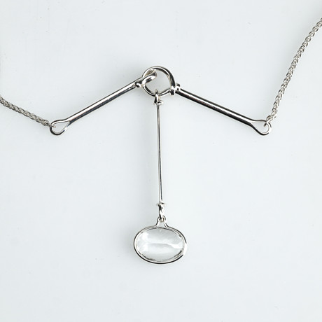 VIVIANNA TORUN BÜLOW-HÜBE, "Savannah", halsband, sterlingsilver, med ...